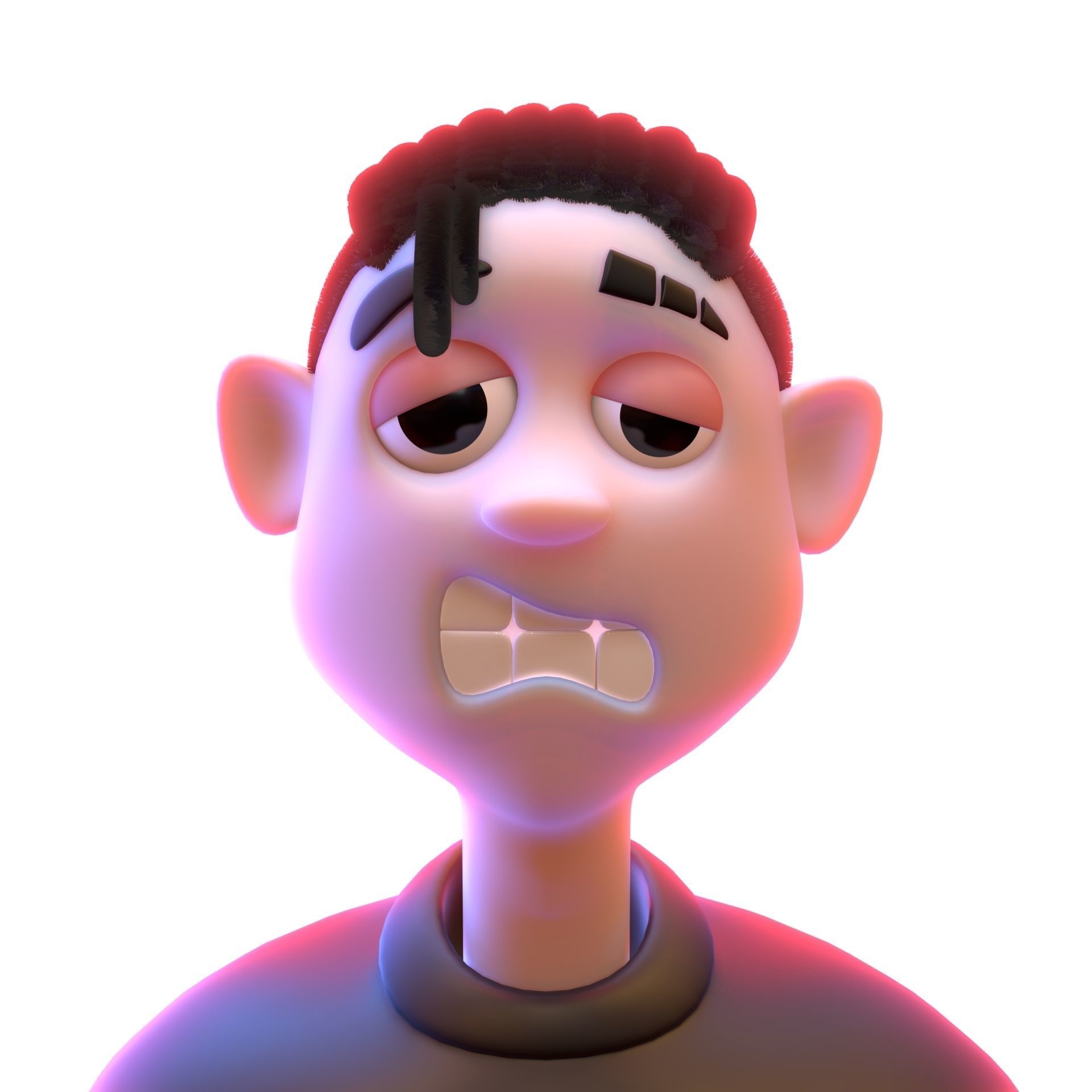 Basic NFT Head model 01 3D model | CGTrader