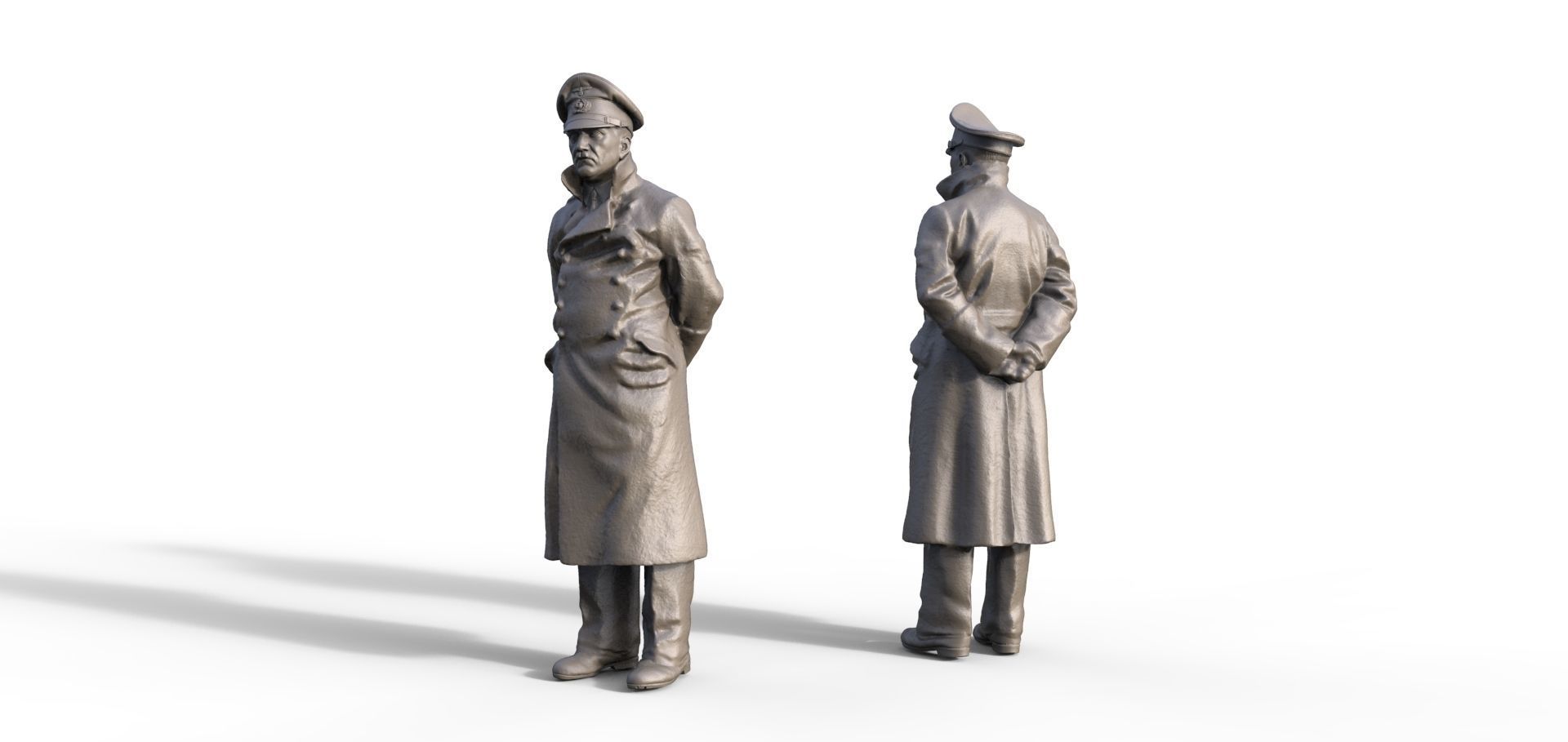 Wehrmacht soldier A WW2 3D model 3D printable | CGTrader