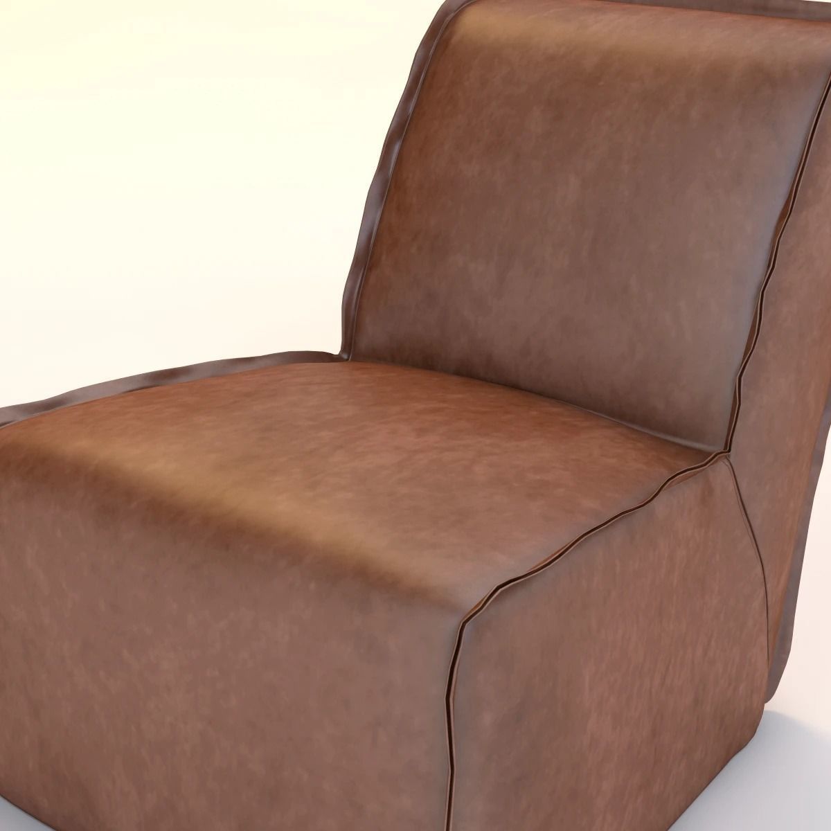 Bruno Lounge Chair 3D model | CGTrader