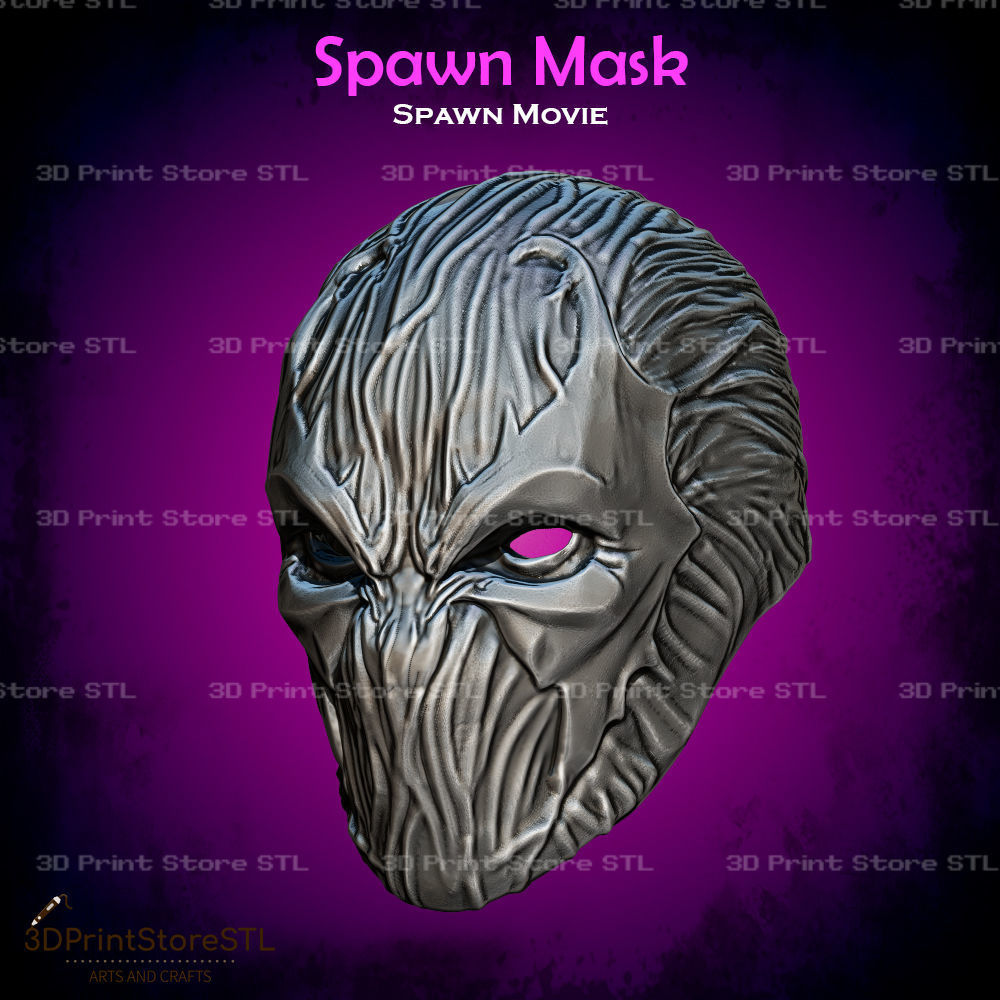 Spawn Mask Cosplay Spawn Movie - STL File 3D model 3D printable | CGTrader