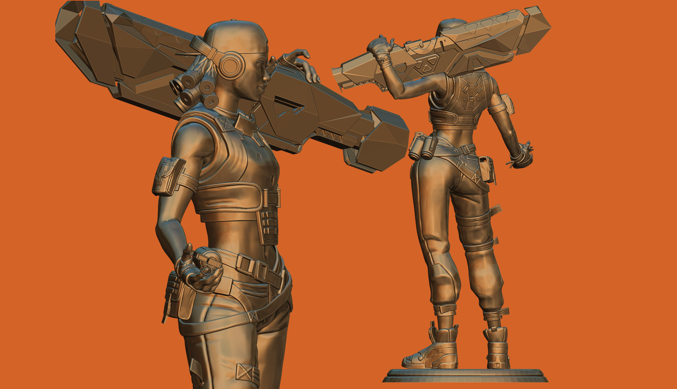 Raze Valorant 3D model 3D printable | CGTrader