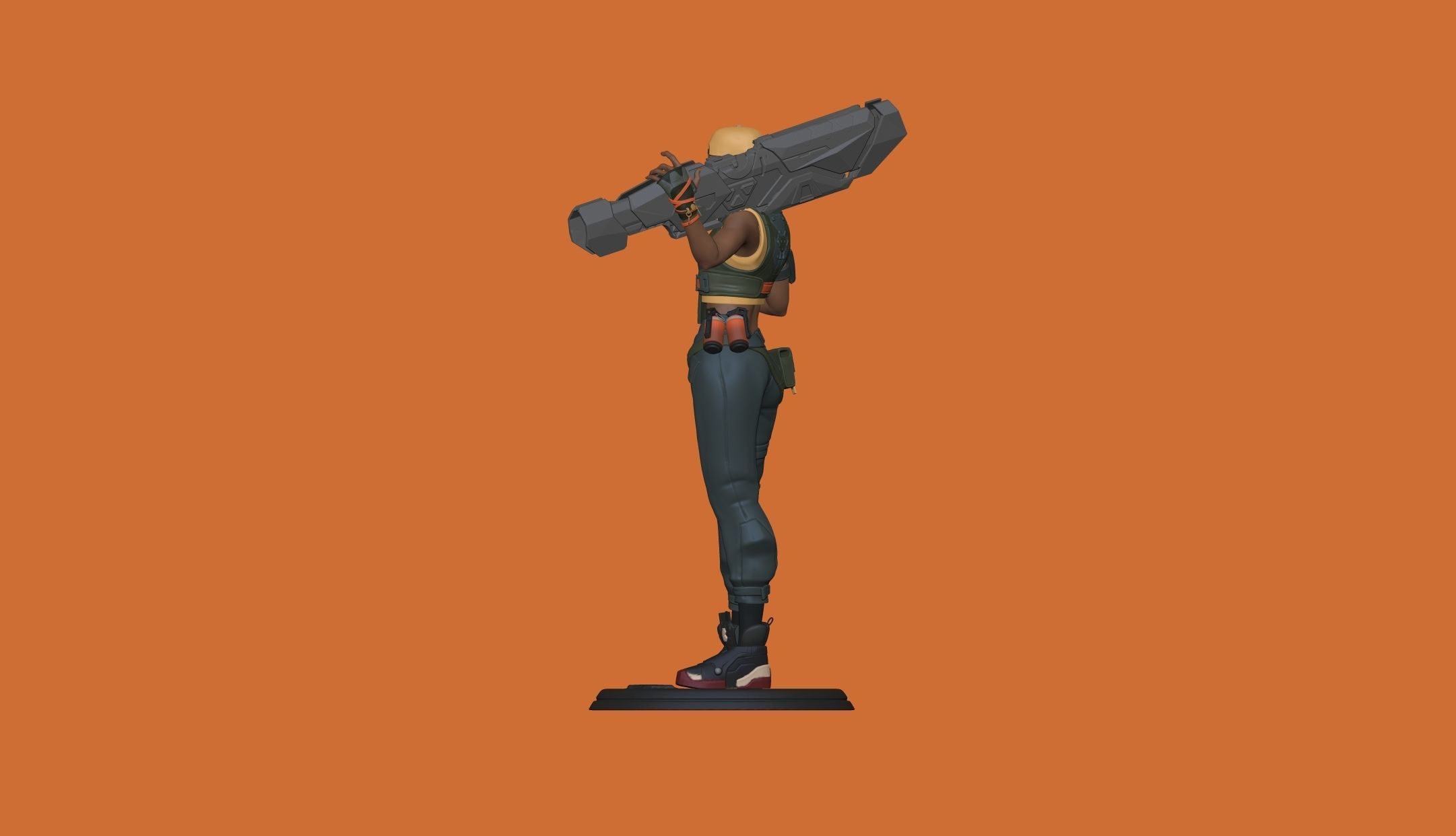 Raze Valorant 3D model 3D printable | CGTrader