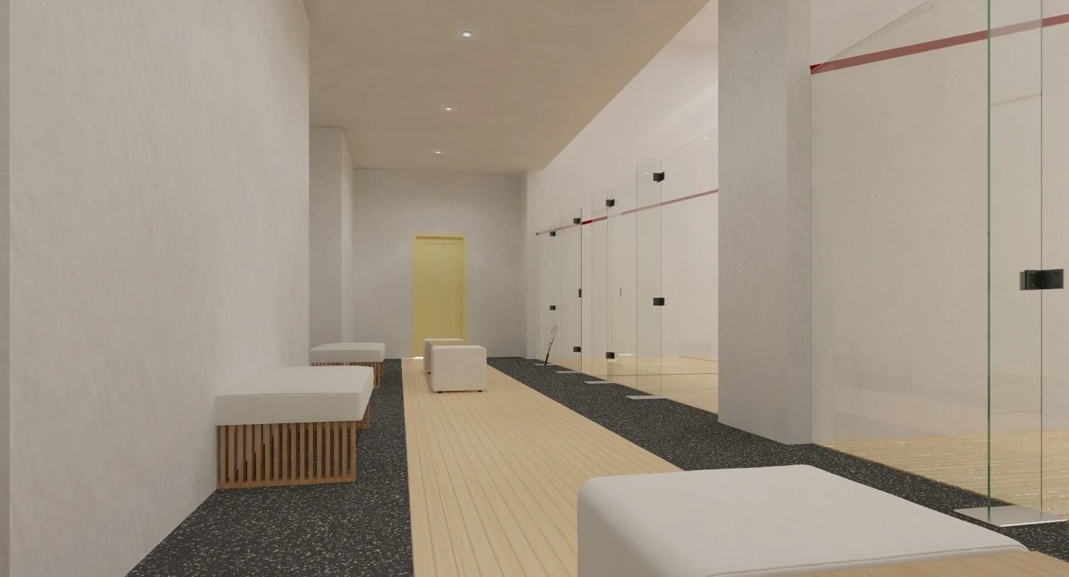 Double Squash Court 3D model | CGTrader