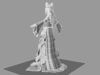 Queen woman wearing dress and crown 3D model | CGTrader