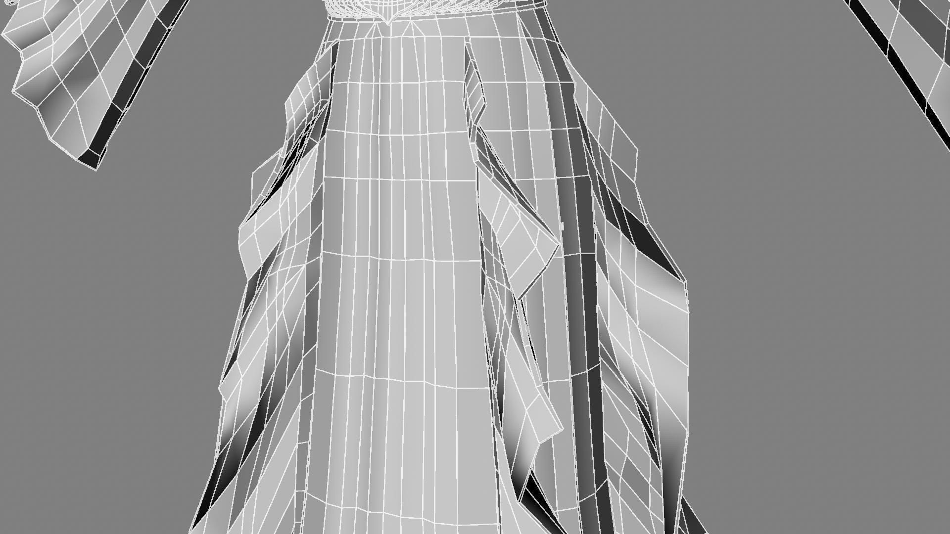 Queen woman wearing dress and crown 3D model | CGTrader