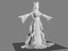 Queen woman wearing dress and crown 3D model | CGTrader