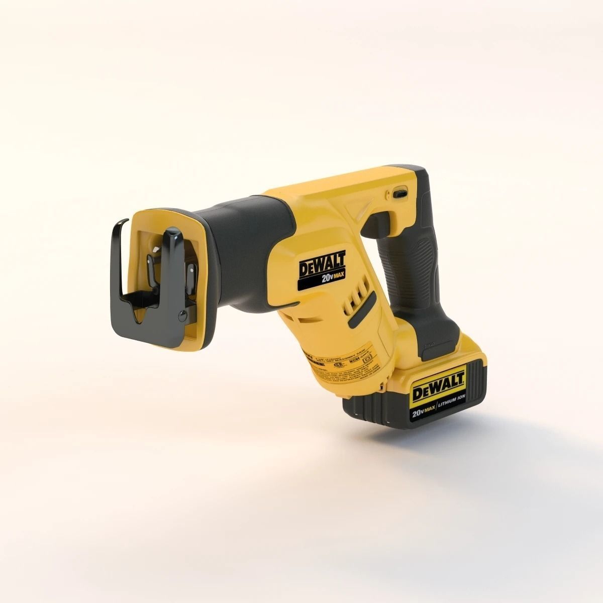 Dewalt 20-Volt Compact Reciprocating Saw 3D model | CGTrader