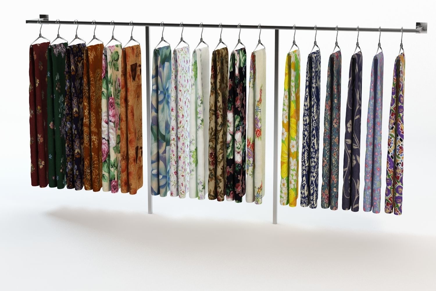 Cloth Showcase Solution 3D model | CGTrader