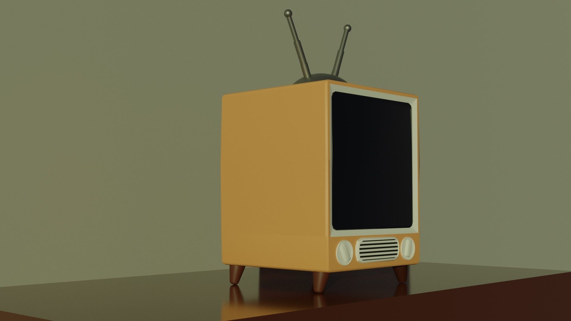 low-poly TV model retro free VR / AR / low-poly 3D model | CGTrader