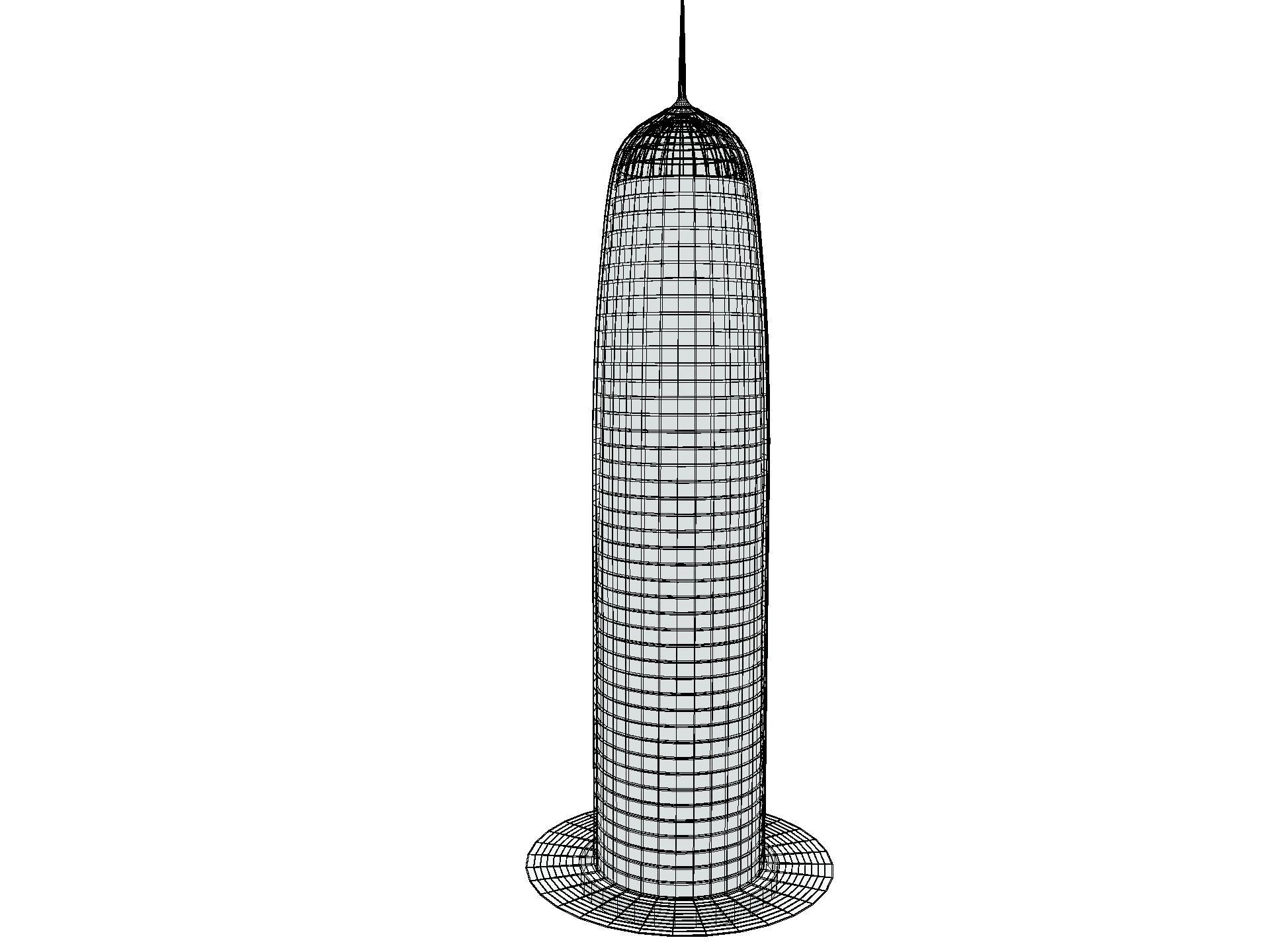 3D model Doha tower - Qatar doha VR / AR / low-poly | CGTrader