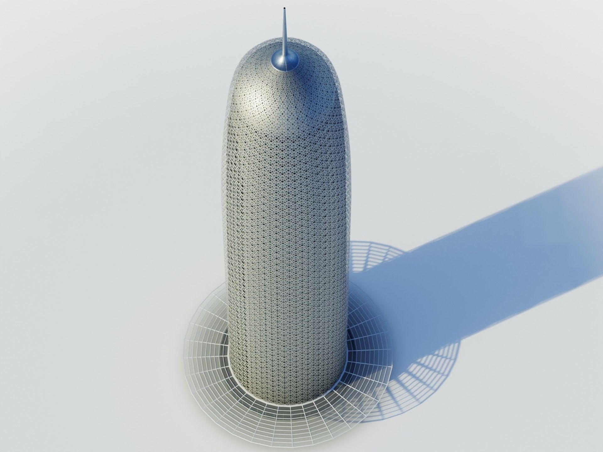 3D model Doha tower - Qatar doha VR / AR / low-poly | CGTrader