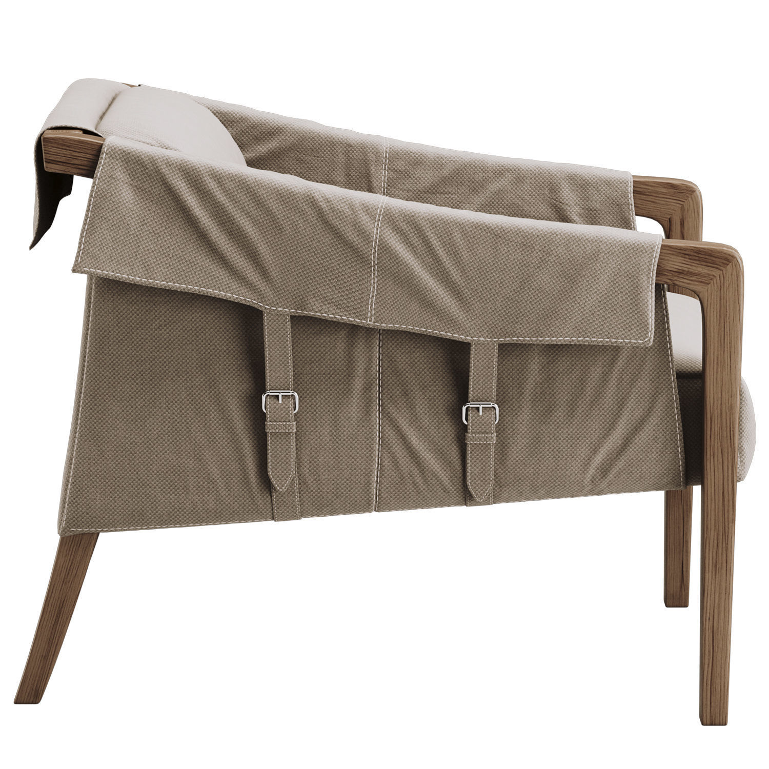 Bauer Armchair 3D model | CGTrader