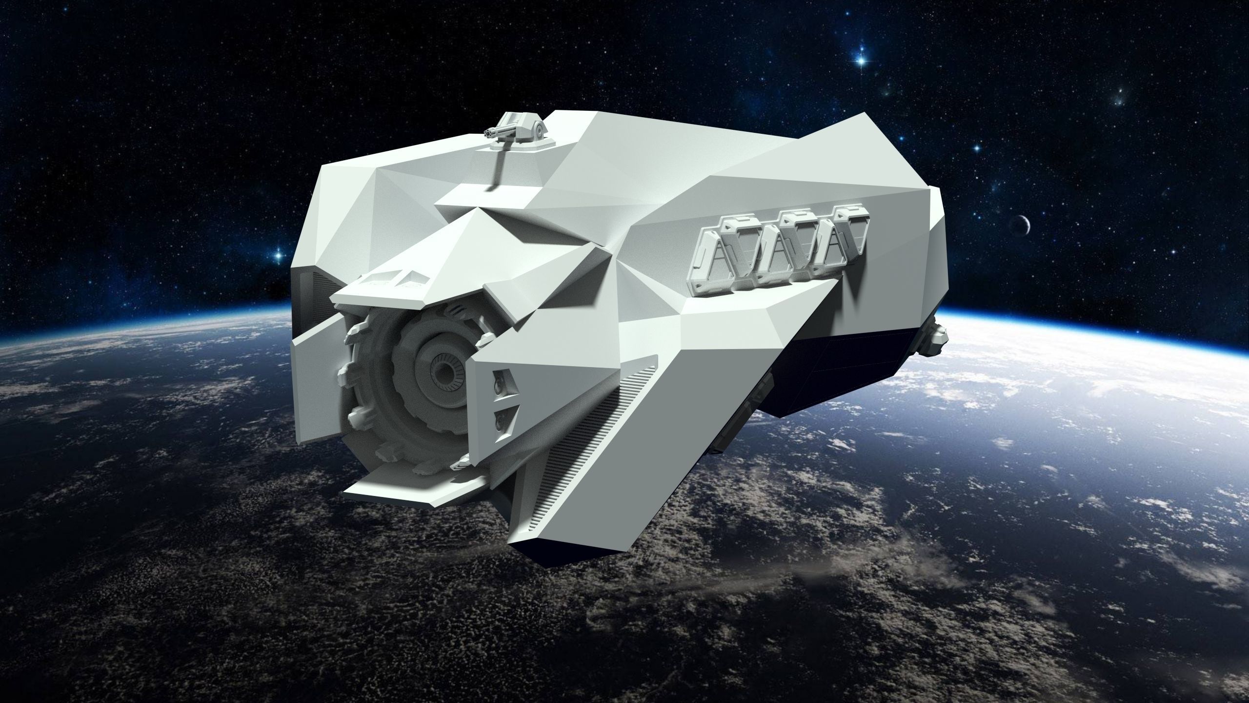 3D print Amun Ra stealth frigate from the Expanse 3D model 3D printable ...