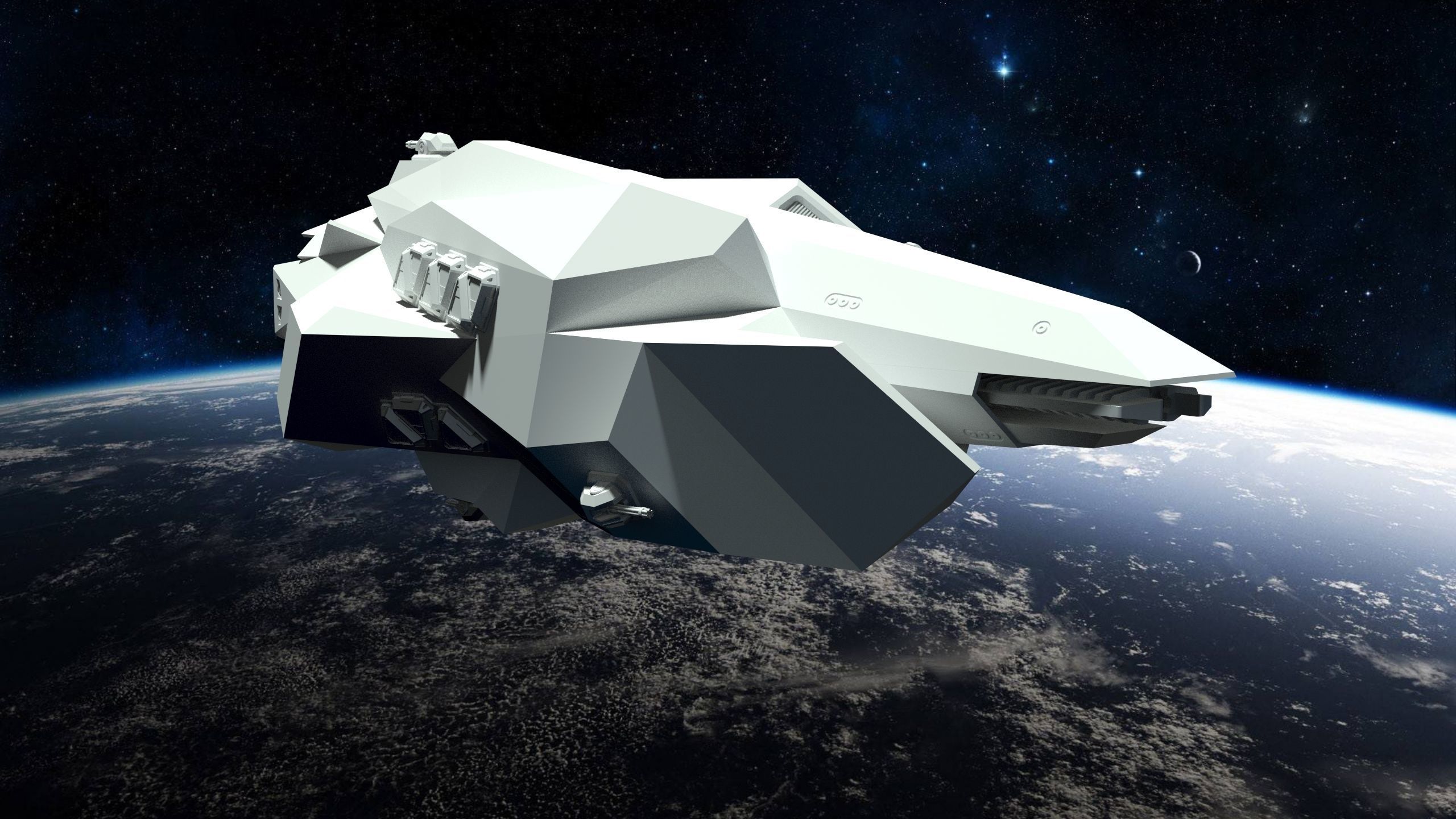 3D print Amun Ra stealth frigate from the Expanse 3D model 3D printable ...