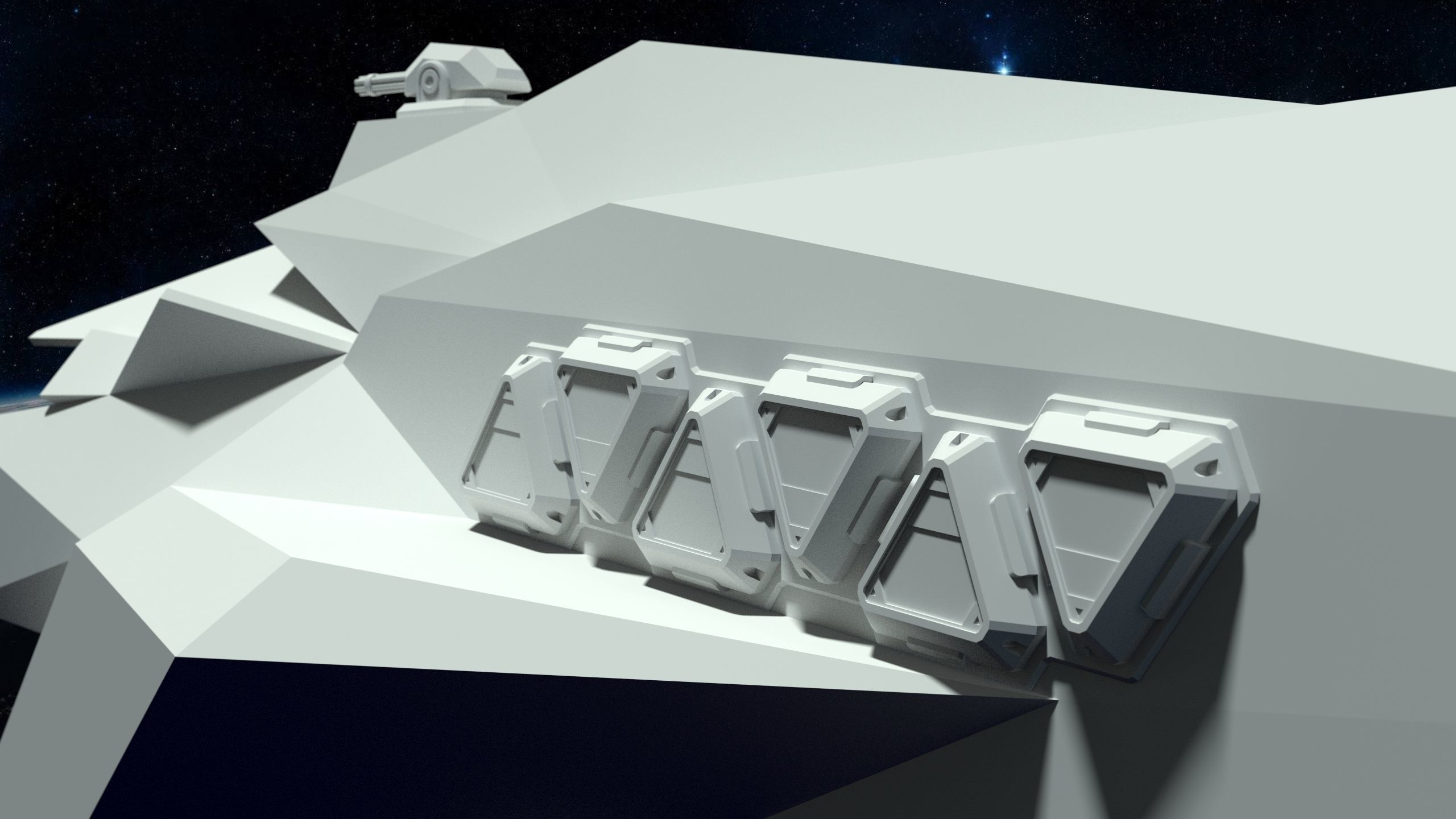 3D print Amun Ra stealth frigate from the Expanse 3D model 3D printable ...