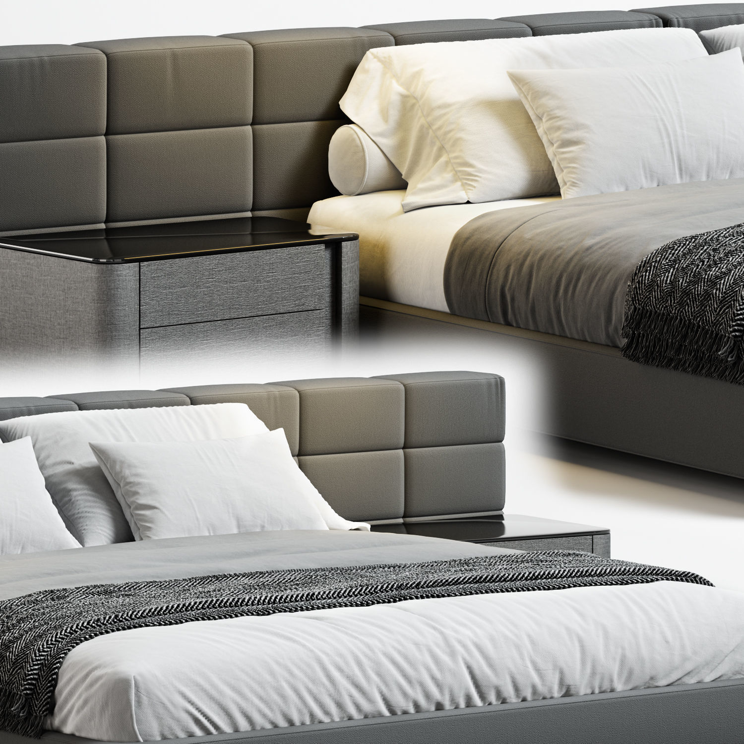 Lawrence Bed 3D model | CGTrader