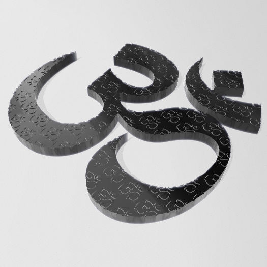 Om Wall Art 3D model 3D printable | CGTrader