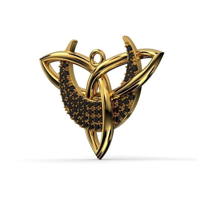 Triada nudo de bruja witch knot triad 3D print model 3D model 3D ...