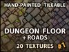 Dungeon Floor and Stone Road -20 TEXTURES -Handpainted PACK 1 ...