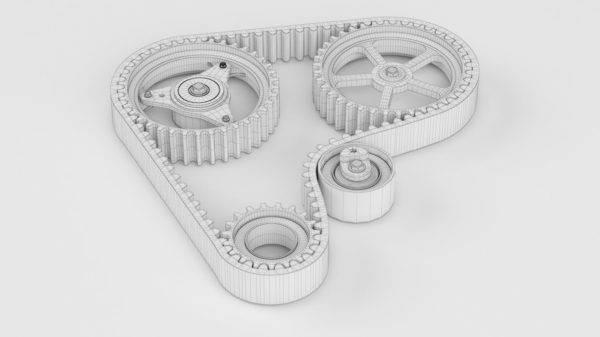 Car Timing Belt 3D model | CGTrader
