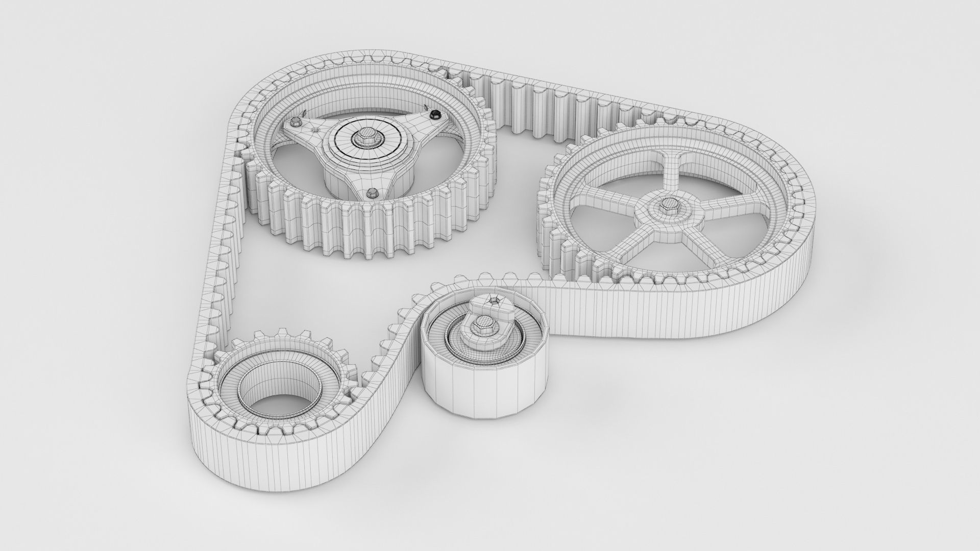 Car Timing Belt 3D model | CGTrader