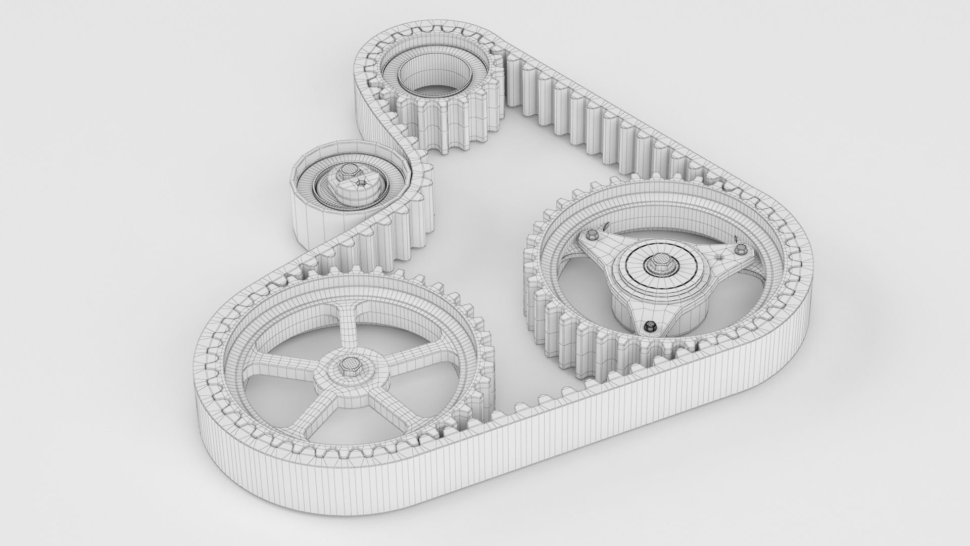 Car Timing Belt 3D model | CGTrader