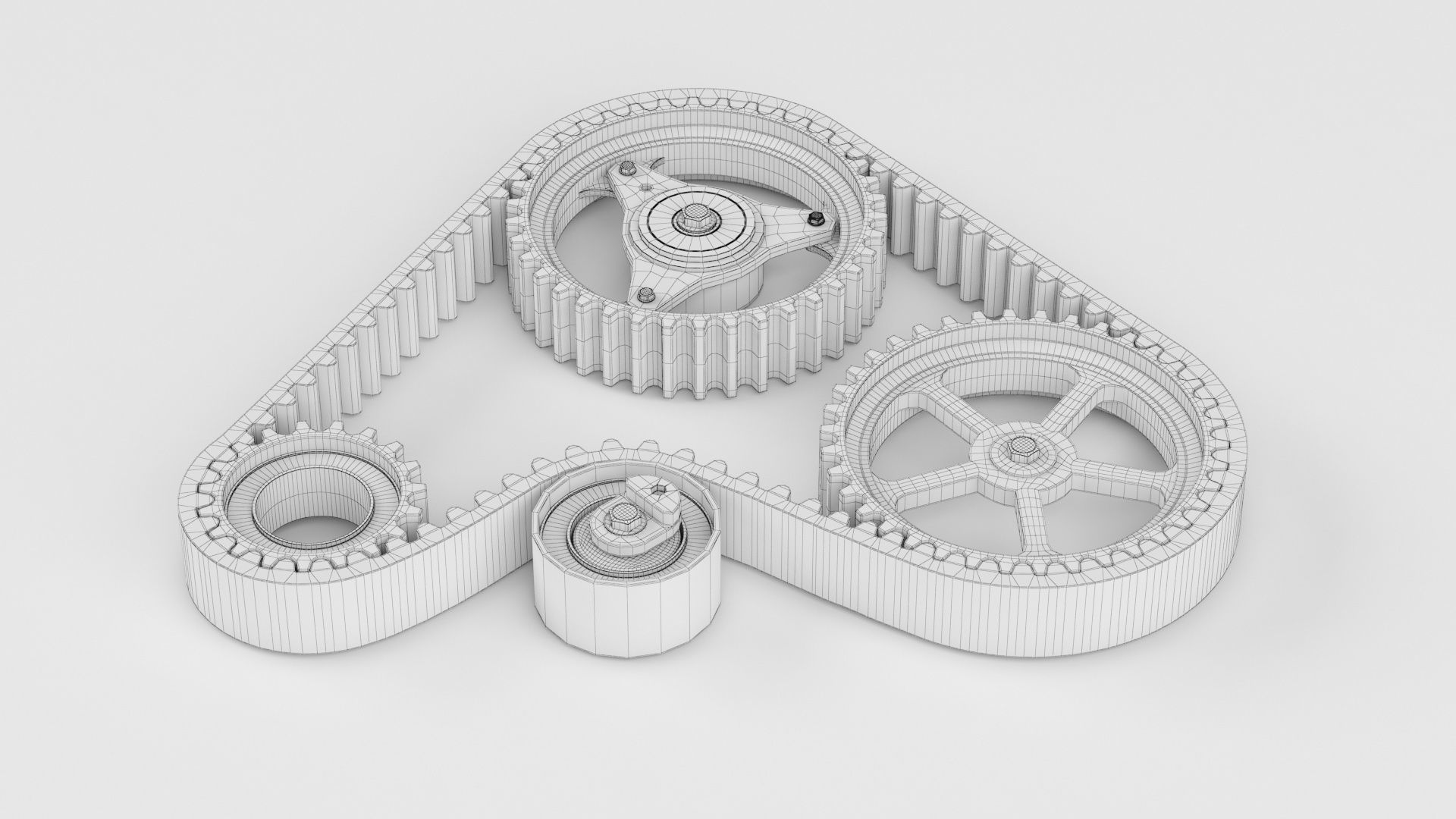 Car Timing Belt 3D model | CGTrader