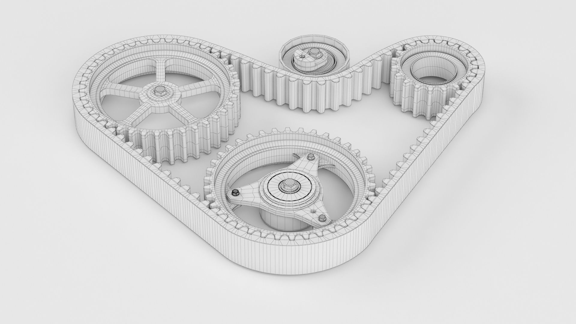 Car Timing Belt 3D model | CGTrader