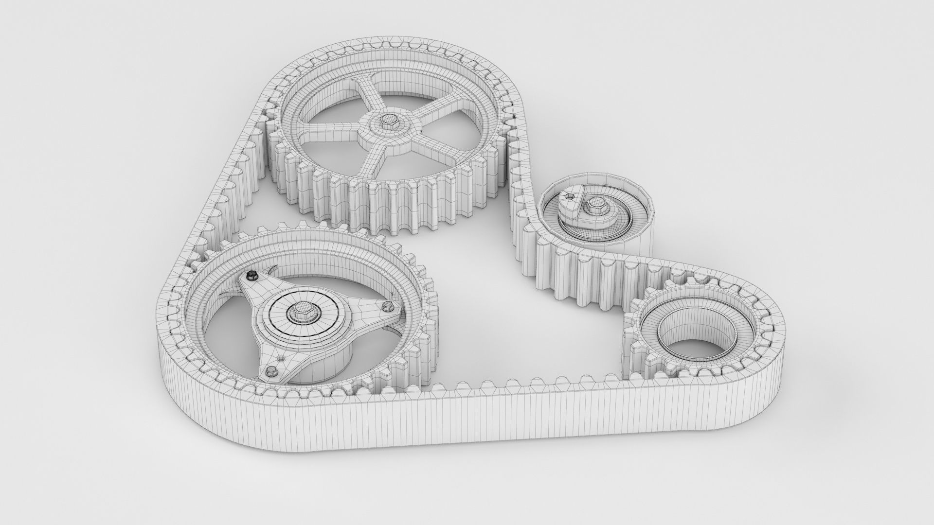 Car Timing Belt 3D model | CGTrader
