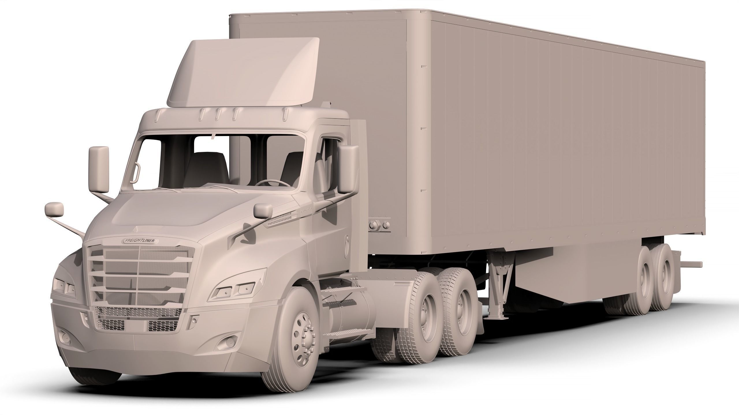 Freightliner Cascadia Day Cab 2017 - Present 3D model | CGTrader