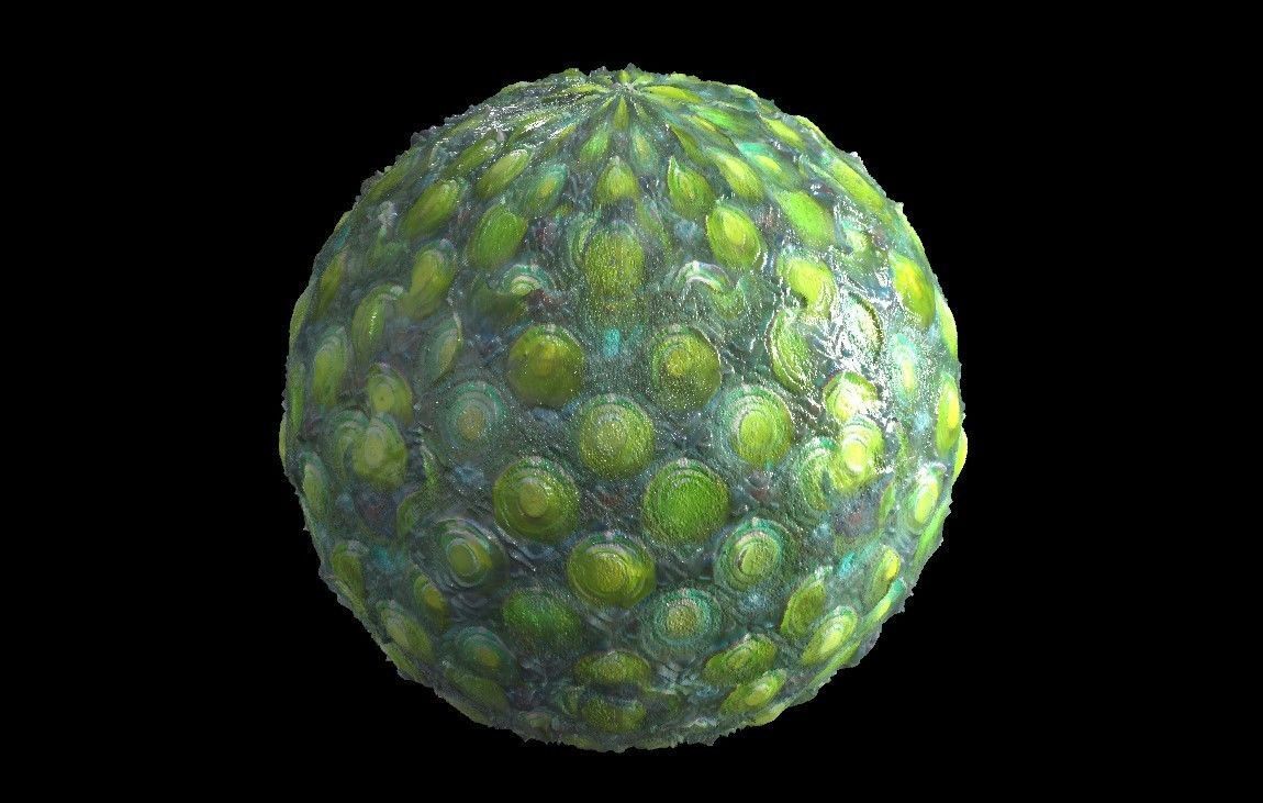 Texture PBR Skin Creature Alien Seamless Material SBSAR 4k Texture 70 ...