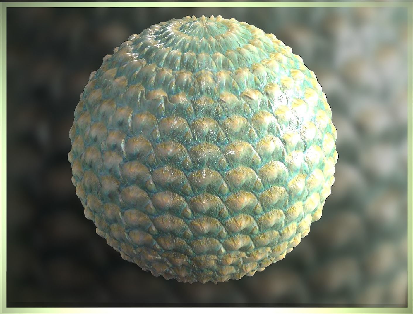 Texture PBR Skin Creature Alien Seamless Material SBSAR 4k Texture 63 ...
