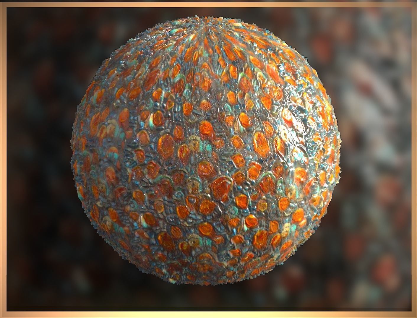 Texture PBR Skin Creature Alien Seamless Material SBSAR 4k Texture 58 ...