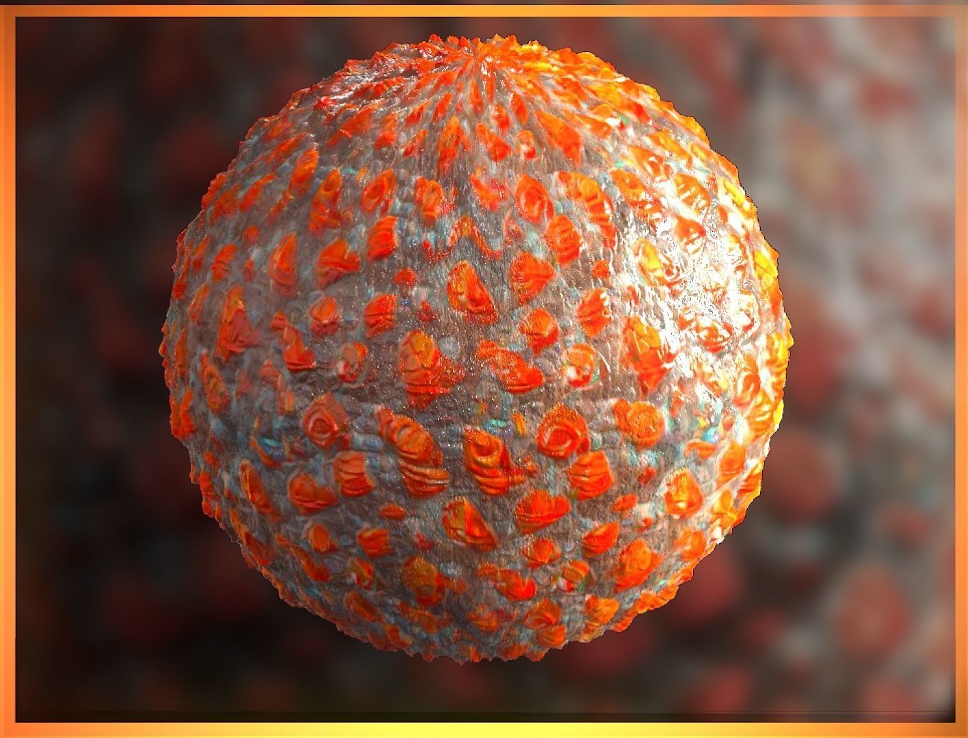 Texture PBR Skin Creature Alien Seamless Material SBSAR 4k Texture 52 ...