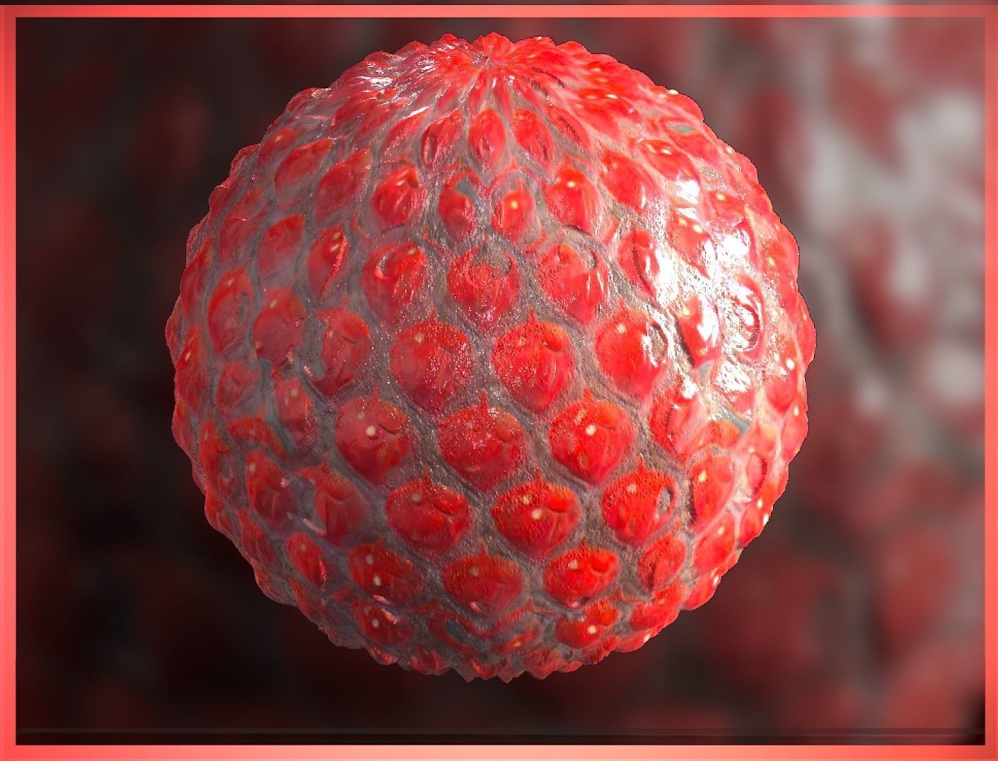 Texture PBR Skin Creature Alien Seamless Material SBSAR 4k Texture 51 ...