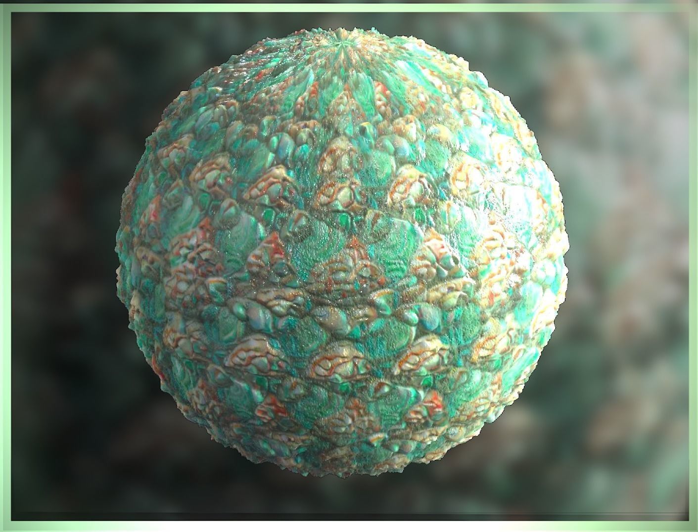 Texture PBR Skin Creature Alien Seamless Material SBSAR 4k Texture 42 ...