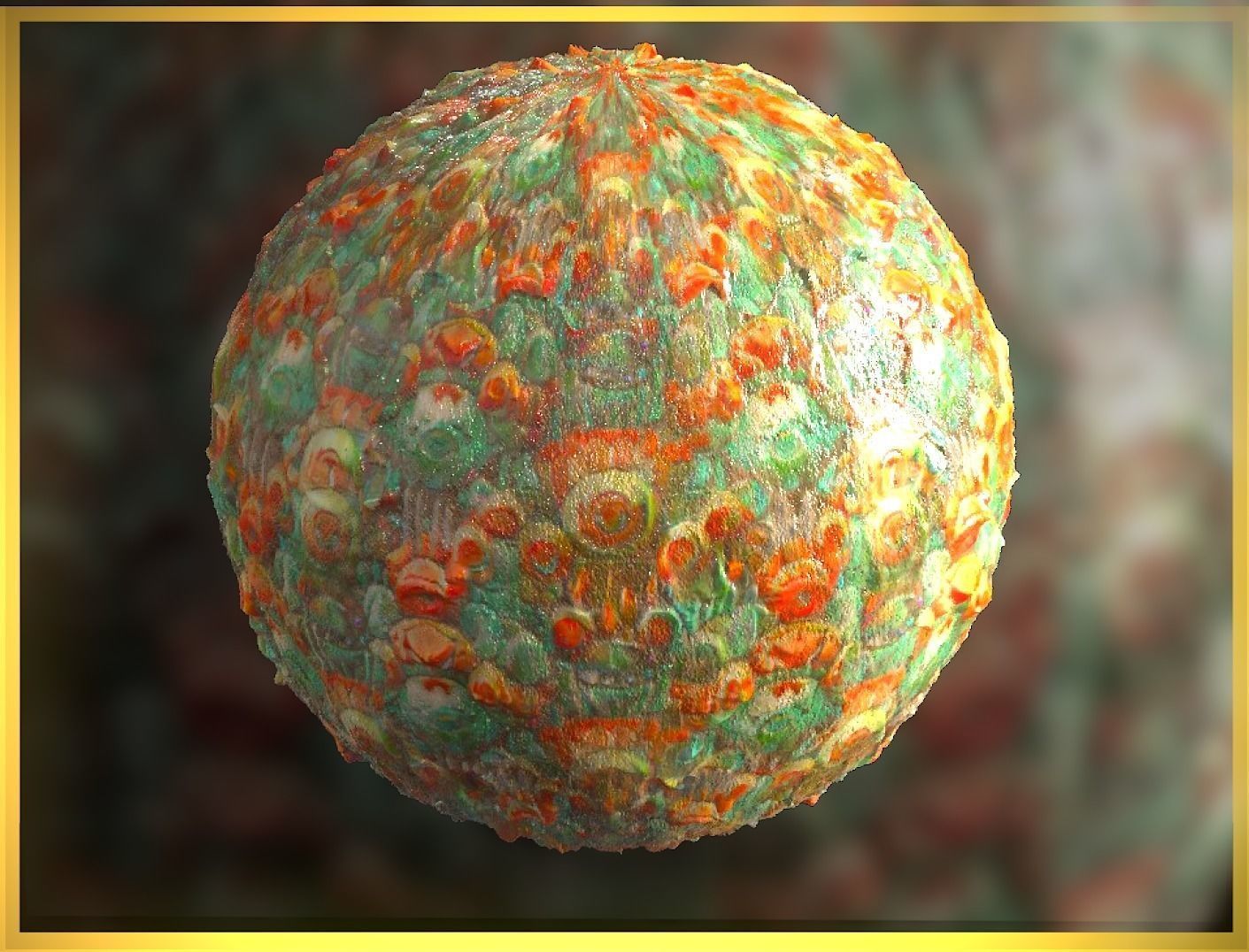 Texture PBR Skin Creature Alien Seamless Material SBSAR 4k Texture 40 ...