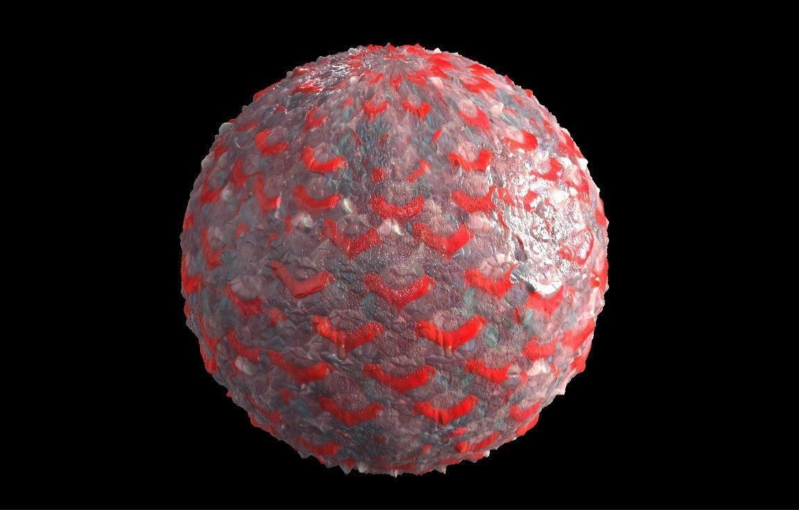 Texture PBR Skin Creature Alien Seamless Material SBSAR 4k Texture 24 ...