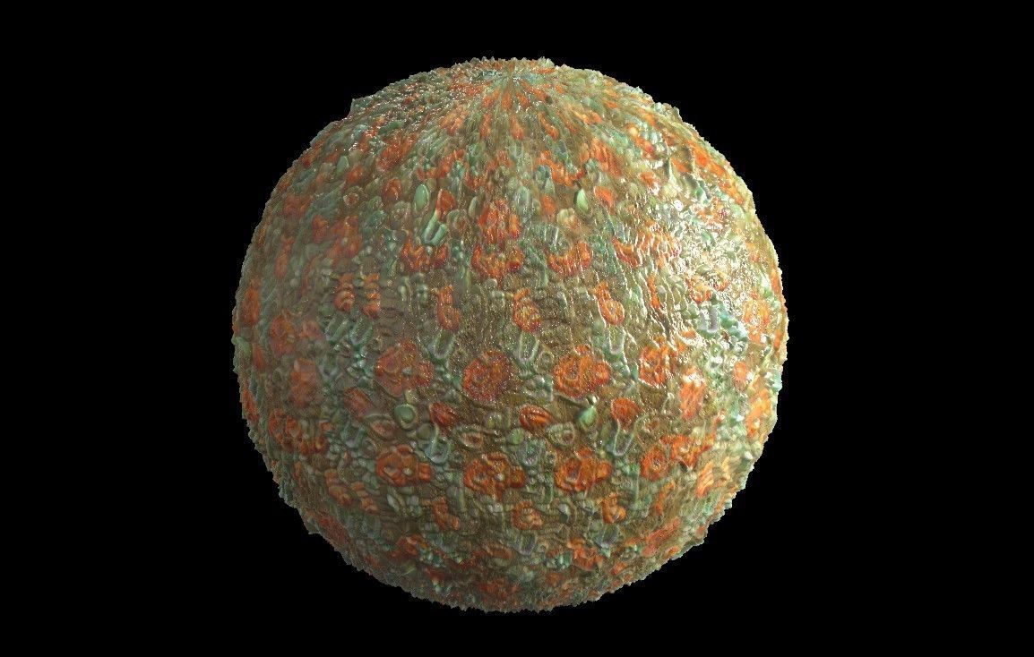 Texture PBR Skin Creature Alien Seamless Material SBSAR 4k Texture 22 ...