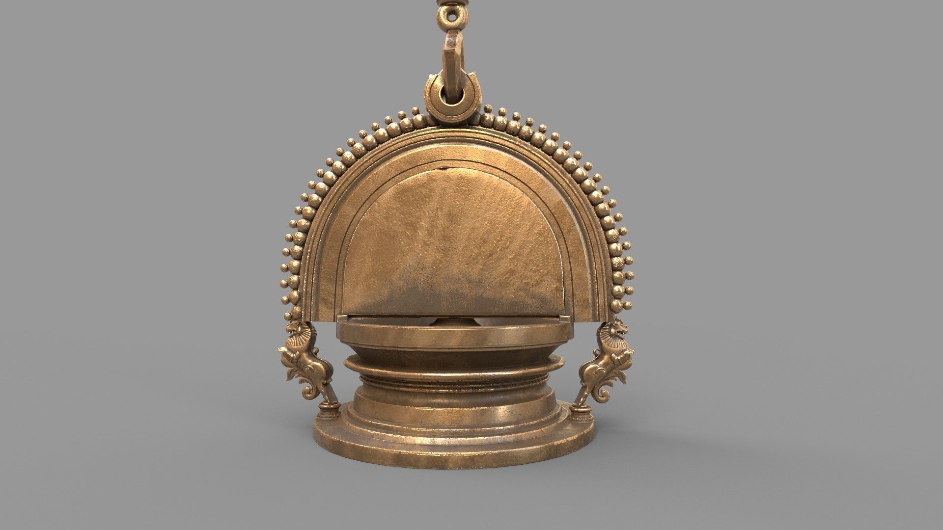 oil lamp god shiva parvati 3D model | CGTrader