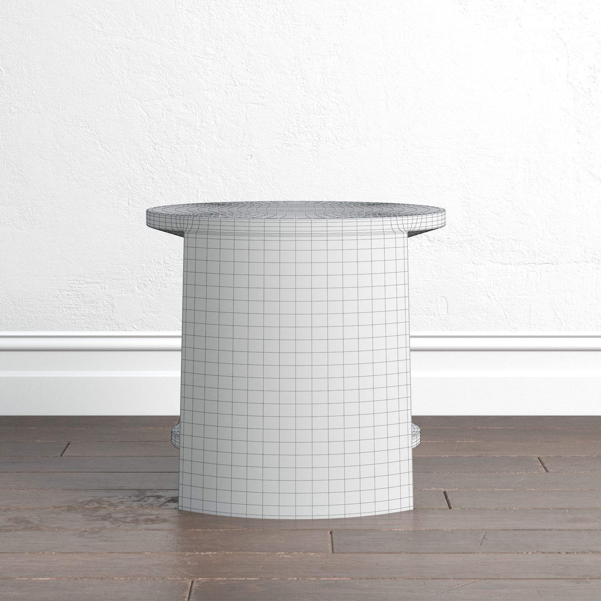 Restoration Hardware Wyeth Split Bamboo Side Table 3D model | CGTrader