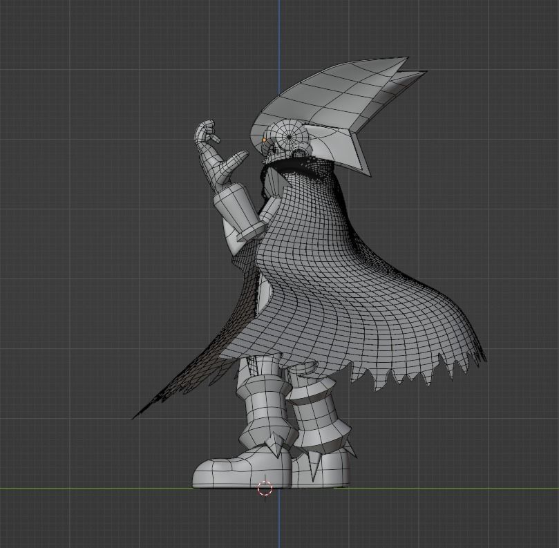 Bass EXE - Megaman Battle Network 3D model rigged | CGTrader