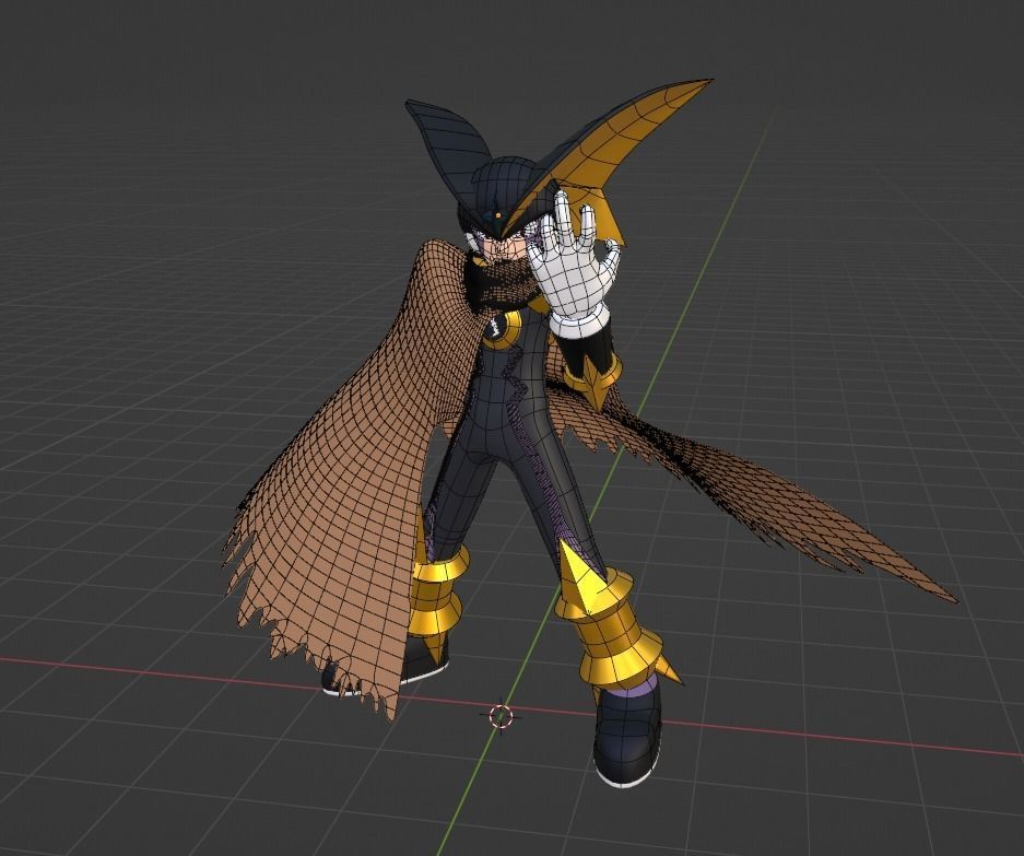 Bass EXE - Megaman Battle Network 3D model rigged | CGTrader