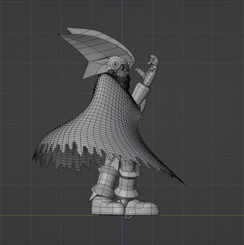 Bass EXE - Megaman Battle Network 3D model rigged | CGTrader