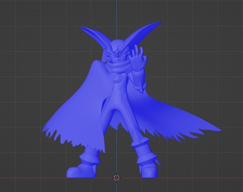 Bass EXE - Megaman Battle Network 3D model rigged | CGTrader