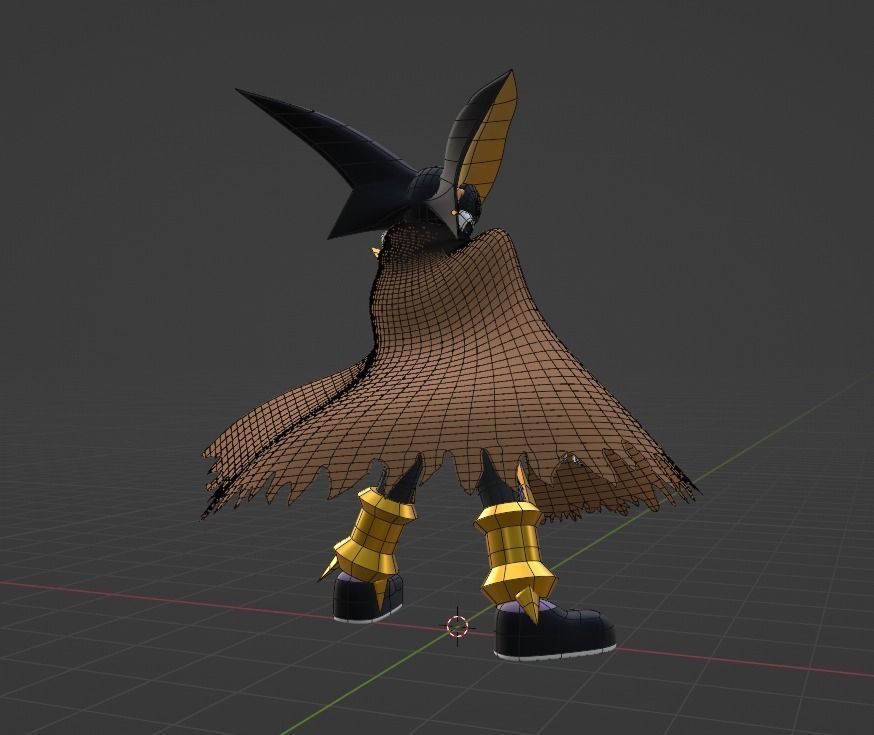 Bass EXE - Megaman Battle Network 3D model rigged | CGTrader