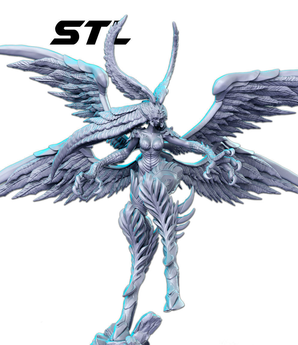 Garuda Final Fantasy 32mm Pre-supported 3D model 3D printable | CGTrader