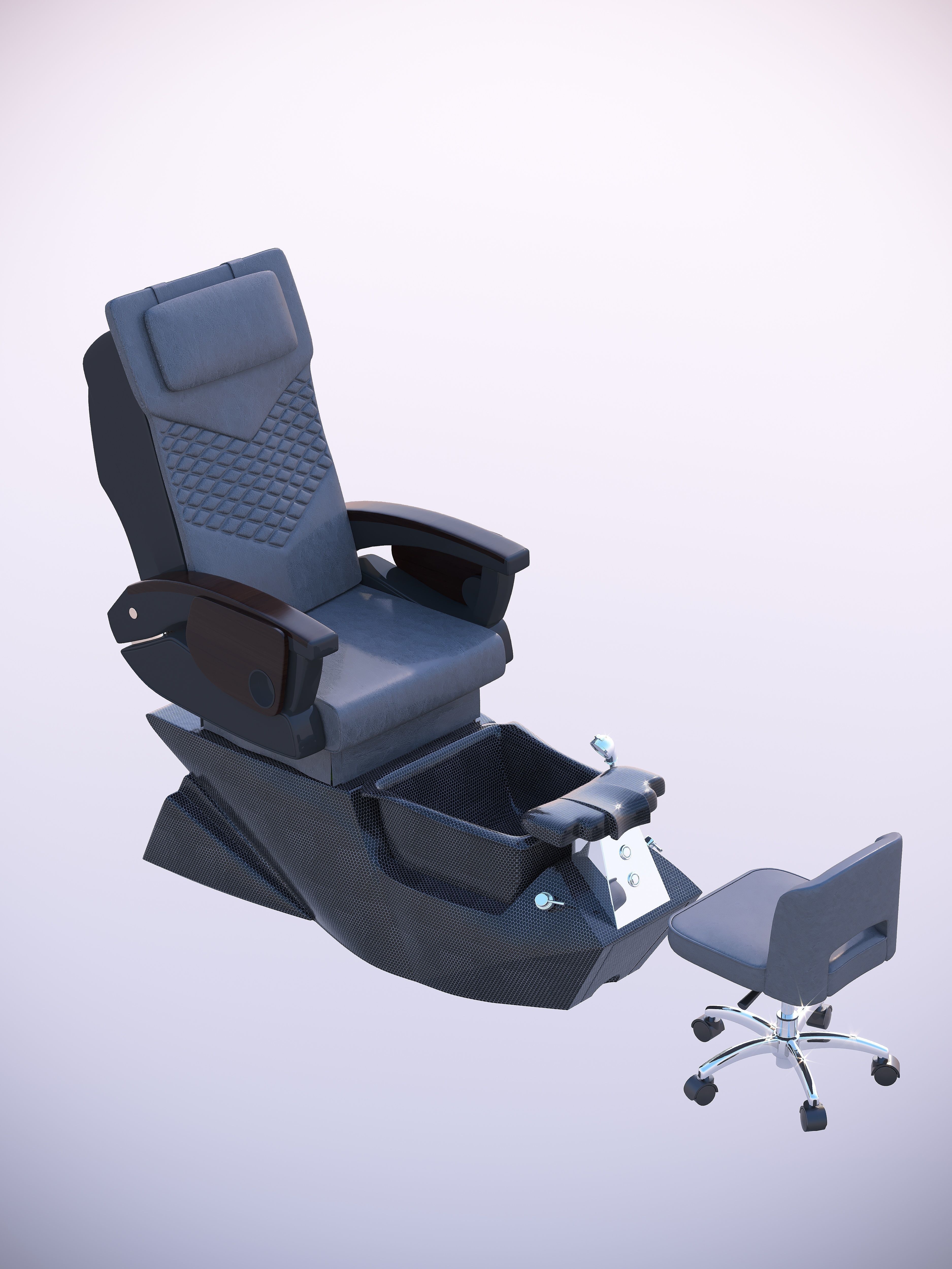 Pedicure chair - Aka spa 3D model | CGTrader
