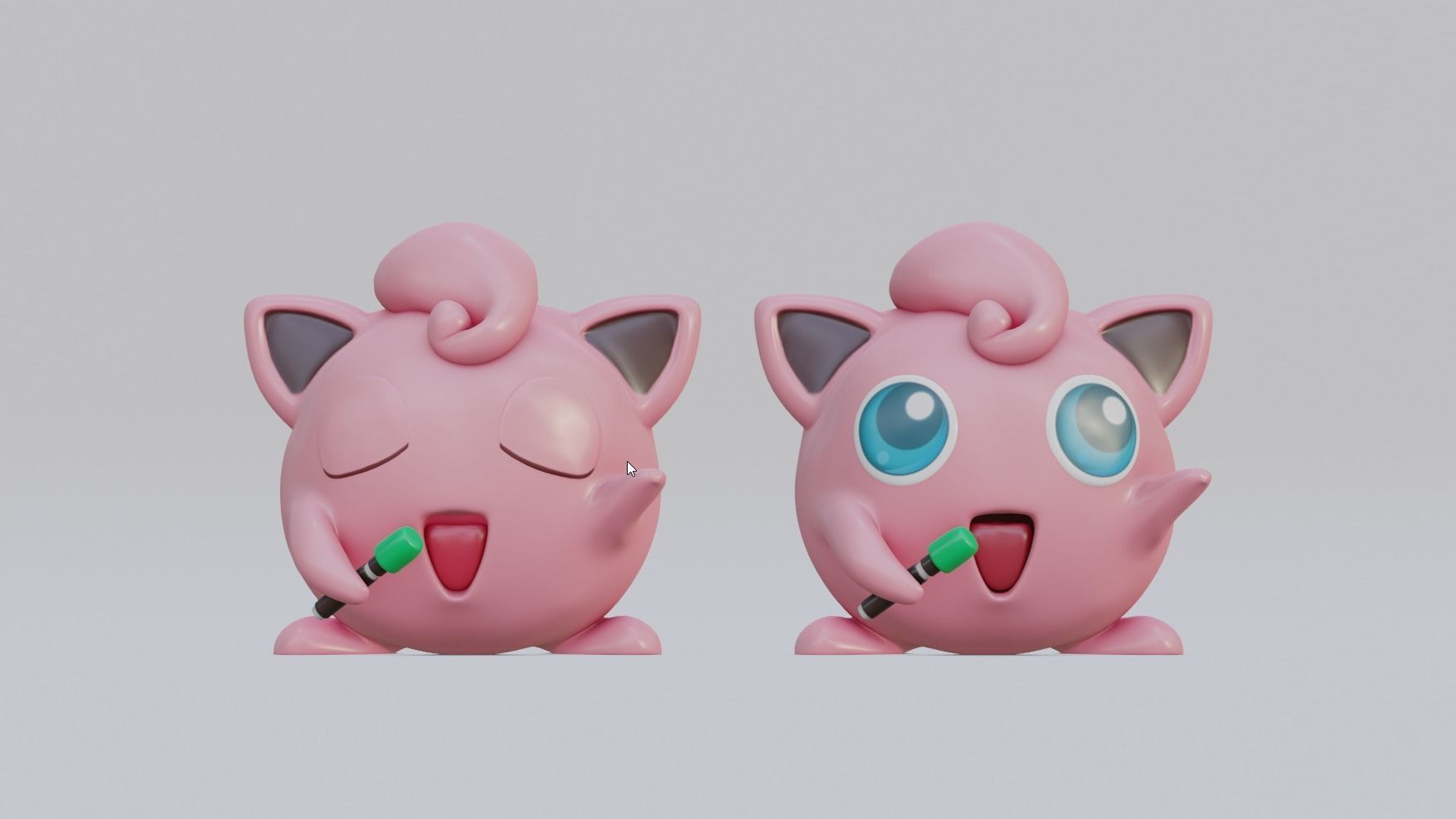 Jigglypuff 3D-Pokemon free 3D model 3D printable | CGTrader
