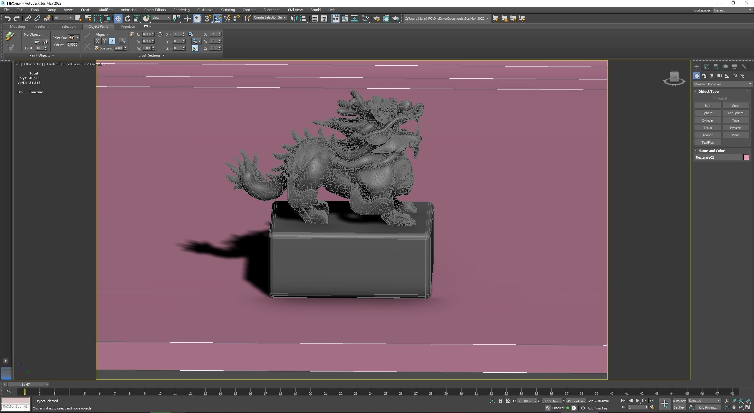 Ancient Chinese Jade Carved Jade Kirin Seal 3D model | CGTrader